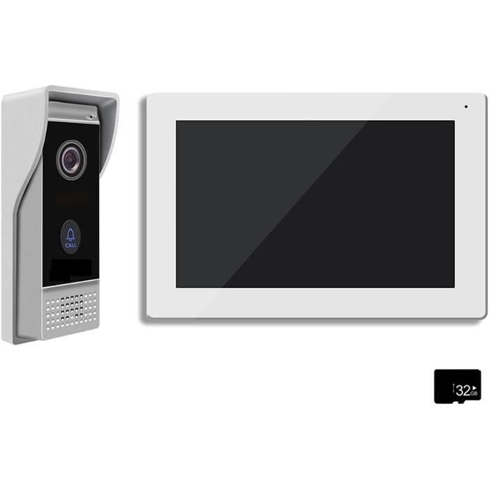 Tuya \ Visiophone Filaire 7-10 Pouces, Interphone Vidéo Wifi, Système ...