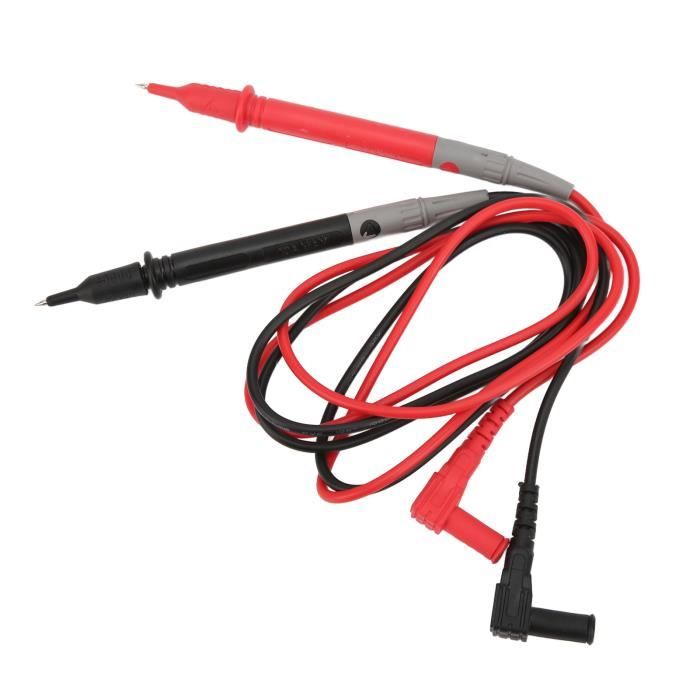 DEX Cordon de test Lot de 10 fils de test de multimètre à pince avec ...