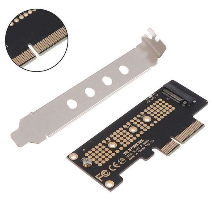NS06929-Adaptateur M.2 NVMe Ssd Ngff à Pcie 3.0 X4. carte d'interface de clé M - Cdiscount ...