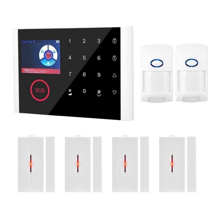 ZJCHAO Alarme de sécurité domestique Alarme de sécurité à domicile ...