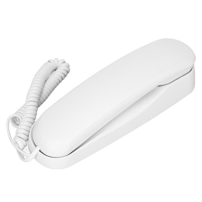 Duokon téléphone fixe filaire Prise en Charge du Téléphone Filaire, Recomposition Murale du ...