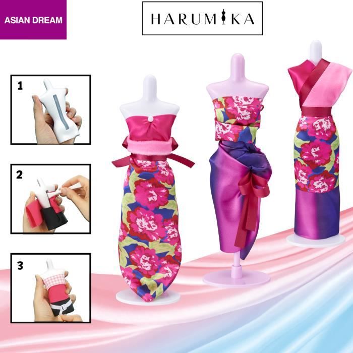 Jeu de création de vêtements Harumika - Coffret Styliste Deluxe - Thème ...