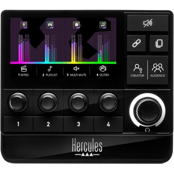 Audio Controller - HERCULES - STREAM 200 XLR - Pilotage simple et ...