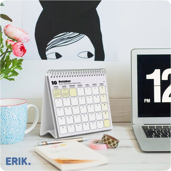 Calendrier de bureau 2026 Snoopy mensuel idéal cadeau espace notes et ...