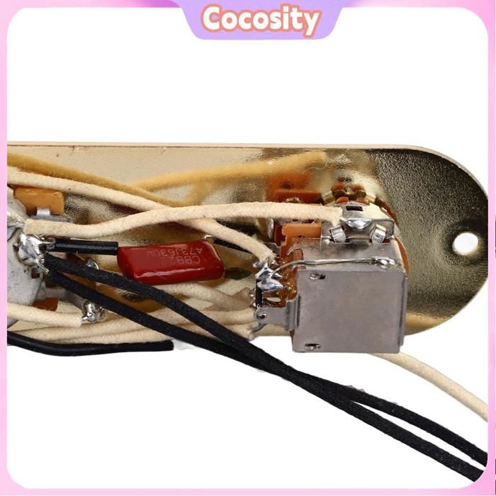 Cocosity Plaque de commande de guitare précâblée Prewired Guitar ...