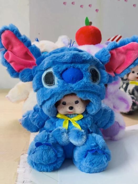 Stitch Premium Standard Plush Monchhichi - peluche - 20 cm G45Y ...