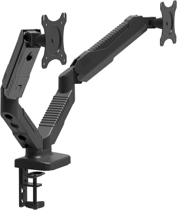 Support de Bureau pour 2 écran pc LCD LED de 15"-27" - VESA de 75 x 75/ ...