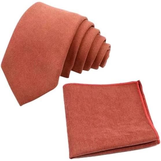 Cravate Fine En Laine De Luxe Pour Homme Avec Poche Carrée[x9530] terre ...