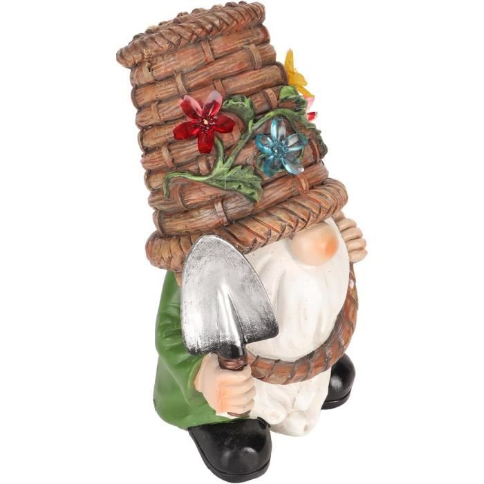 Statue De Nain De Jardin Solaire En Résine Durable Et Amusante Pour Pelouse[m3442] - Cdiscount ...