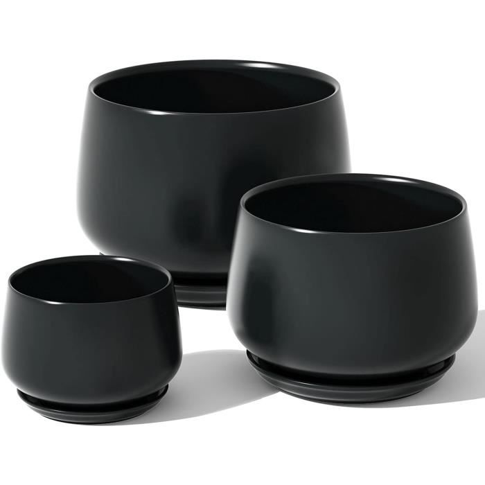 Pots De Plantes En Céramique, 10+13+16Cm, Pots De Fleurs Modernes Pour ...