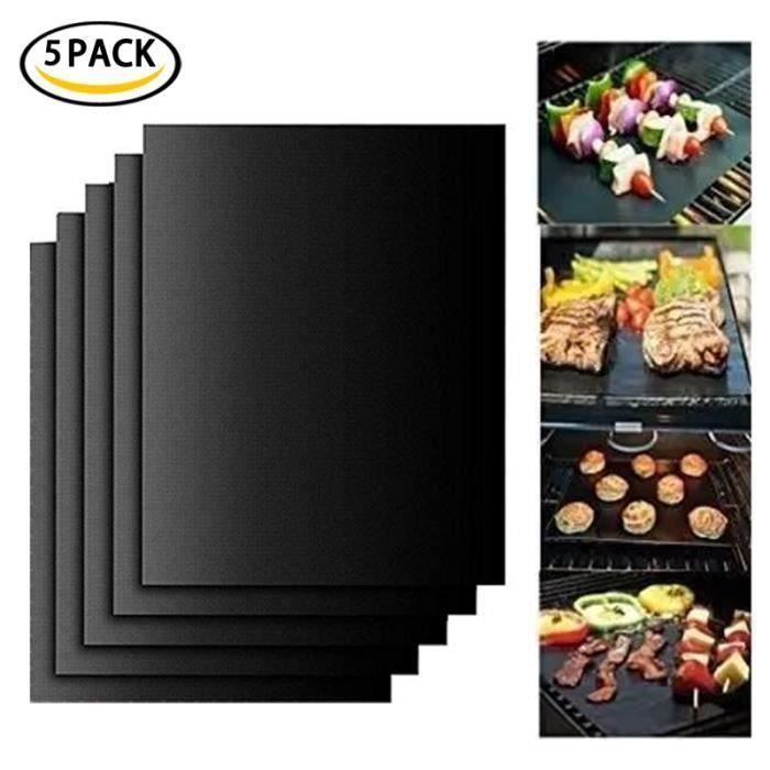 5 sets barbecue grill tapis barbecue antiadhésifs Tapis et tapis ...