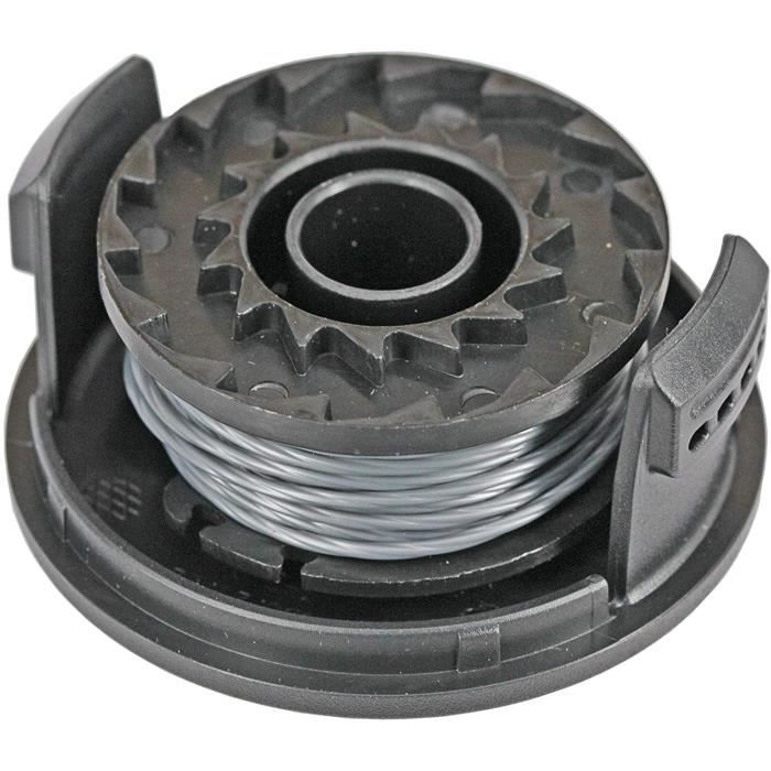 Bobine de fil de 6 m et couvercle compatible avec coupe-bordures Greenworks 21287 24 V (1,5 mm ...