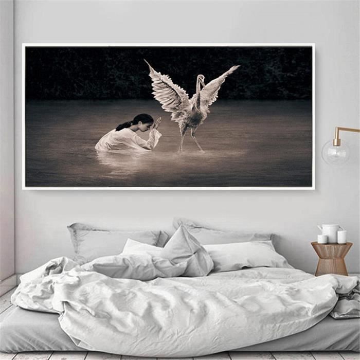 Diamond Painting Fille Cygne,Broderie Diamant Kit Complet,5D Diy ...