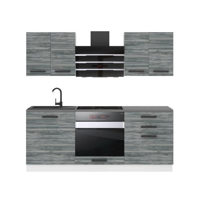 Cuisine Complète - B BELINI GROUP - MARY - Chêne Glamour - 180 cm ...