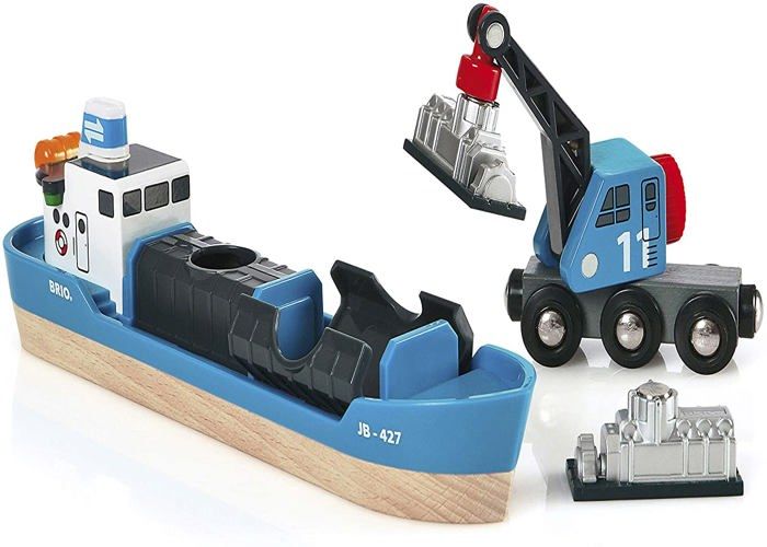 Jeu de construction - BRIO - 33534 - Navire porte conteneurs ...