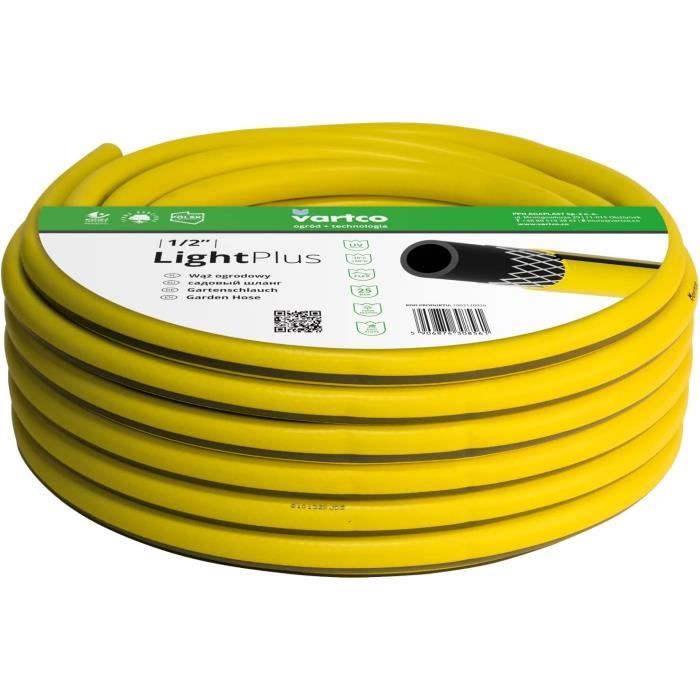 Light Plus Tuyau D'Arrosage Flexible En Polyester Tressé Croisé ...