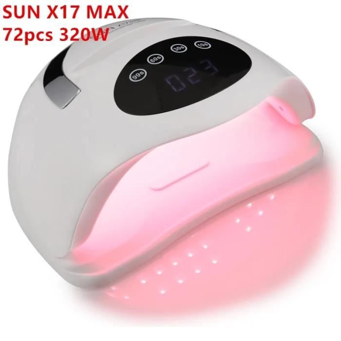 Sun X17 MAX-Lampe UV LED pour la manucure des ongles,72 LED,lampes de ...