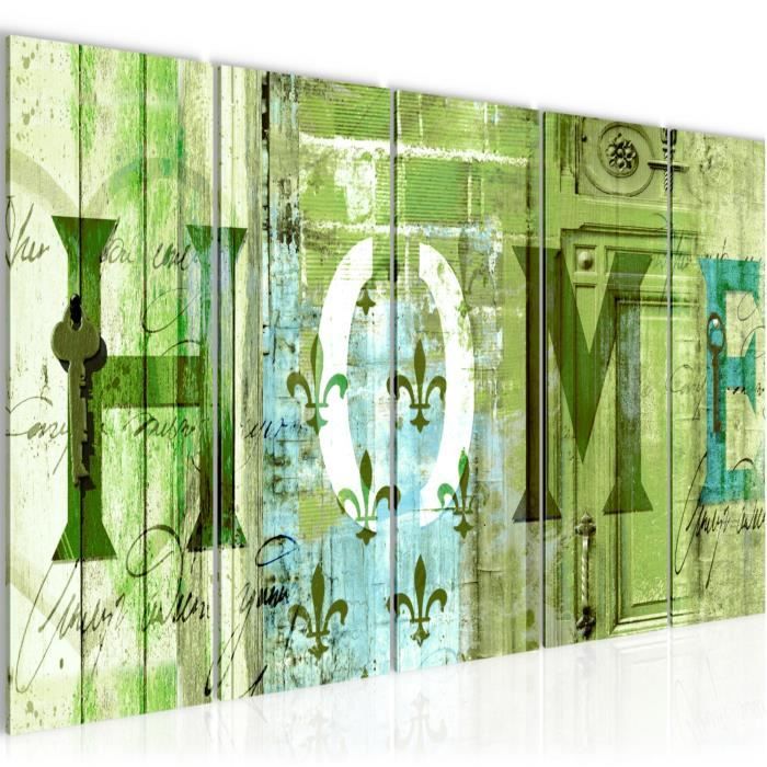 Runa art Tableau Décoration Murale Home 150x60 cm - 5 Panneaux Deco ...