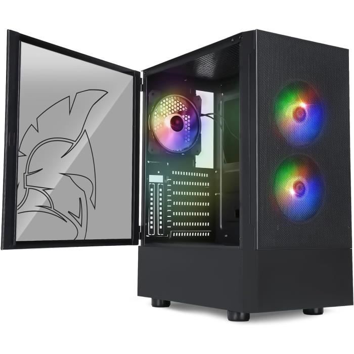 Boitier Pc Gamer Sapphire - Argb Moyenne Tour Atx-Micro-Atx-Itx - Porte ...