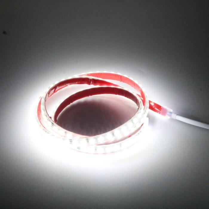 Pcning 2835 Adhesif Ruban LED IP67 Etanche 220V 230V 1M, 100CM Bandeau ...