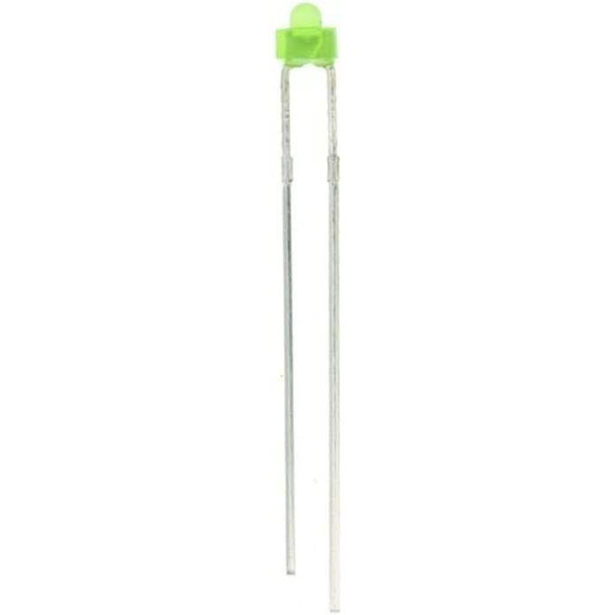 100Pcs 1.8Mm Led Diode Light Diffused Assorted Kit Green Blue White ...