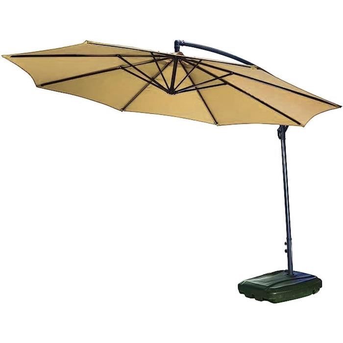 8 Baleines Auvent De Parasol De Remplacement Pour Terrasse,2.7M 3M Imperméable Toile De Rechange ...