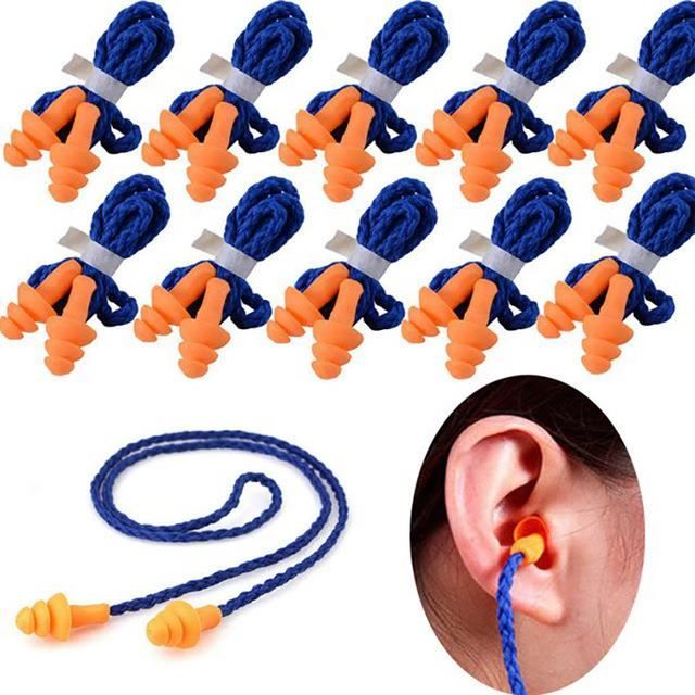 Boules Quies,--Bouchons'oreille filaires en silicone souple, protection ...