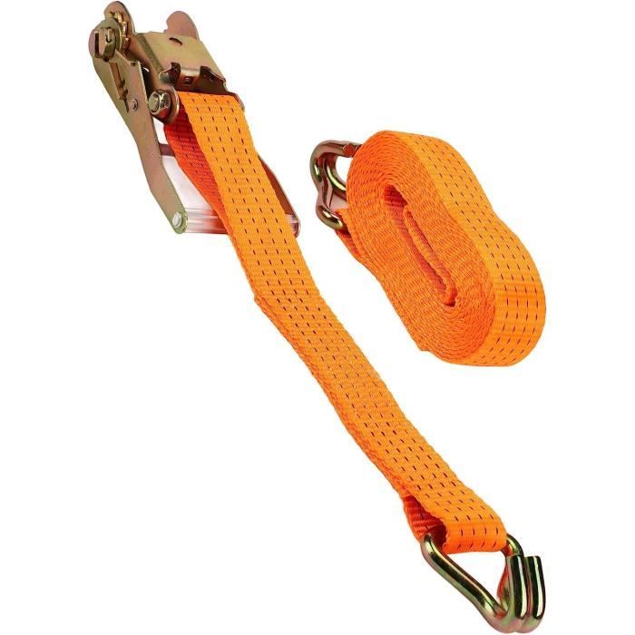 Sangles D'arrimage Orange 6 M X 50 Mm, Sangles à Cliquet Robustes ...