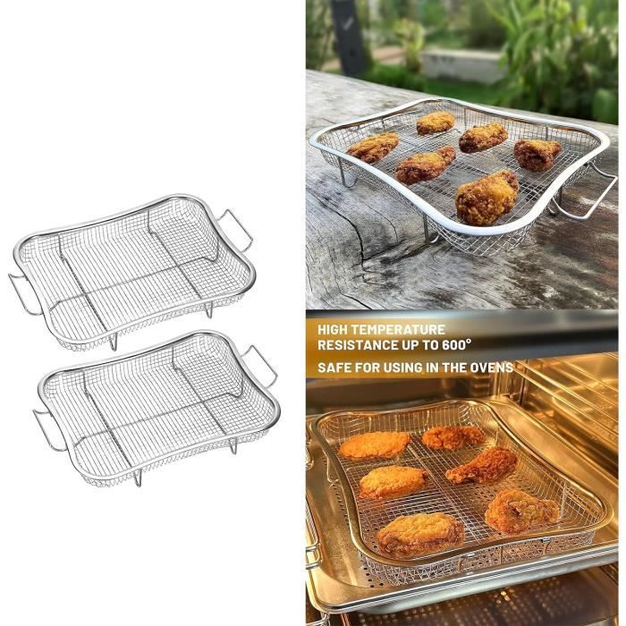 Panier Friteuse À Air Pour Four Plateau Friteuse À Air En Acier ...