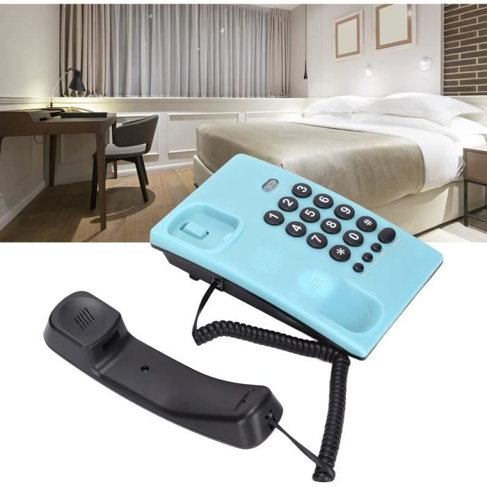Téléphone Filaire Kx-T504 Pour Bureau À Domicile, Téléphone Multifonctionnel Fixe De Bureau À La ...