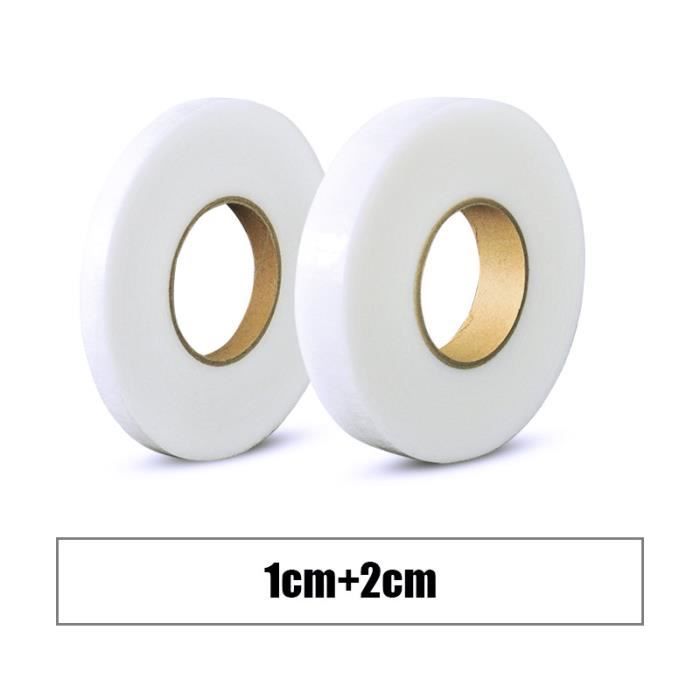 Ruban Adhésif Double Face - Blanc - 70 Mètres - Tissu Non Tissé - Pour ...