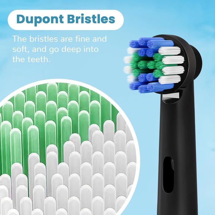 Têtes de à dents de rechange pour à dents Oral B, nettoyage de ...