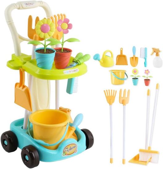 - Lot de 26 Outils rateau, bêche, arrosoir, Seau et Accessoires de ...