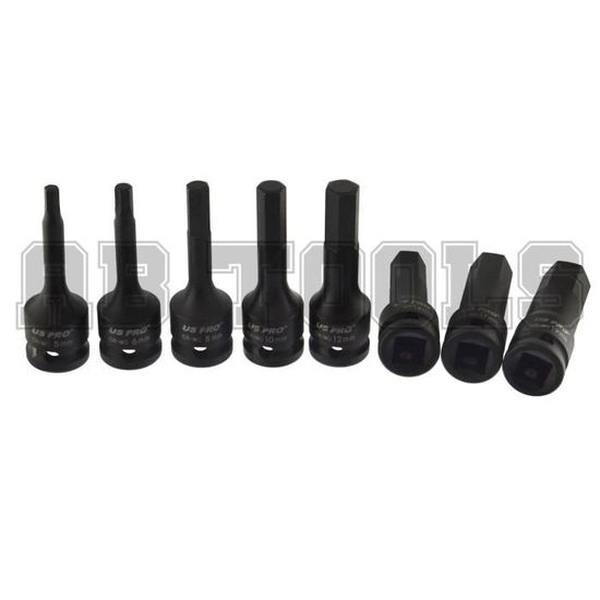 Entraînement 1/2 Allen / clé hexadécimale peu Jeu de douilles à prise ...