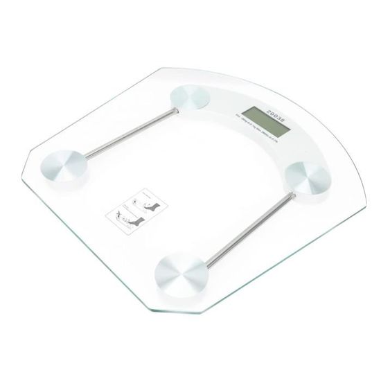 Transparent Corps Électronique Échelle De Poids Balance Pèse-Personne ...
