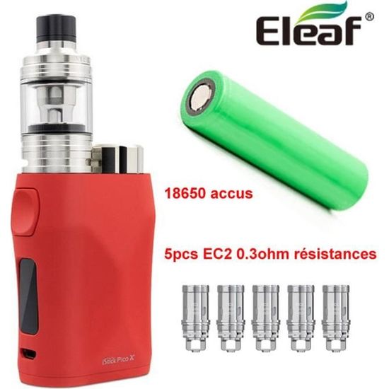 10PCS Cigarette électronique Eleaf iStick Pico X 75W Kit Avec 5pcs EC2 ...