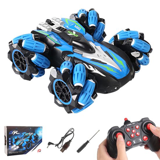 Voiture Télécommandée 360° RC Rotation,Voiture cascadeuse double face - 2,4Ghz Voiture Tout ...