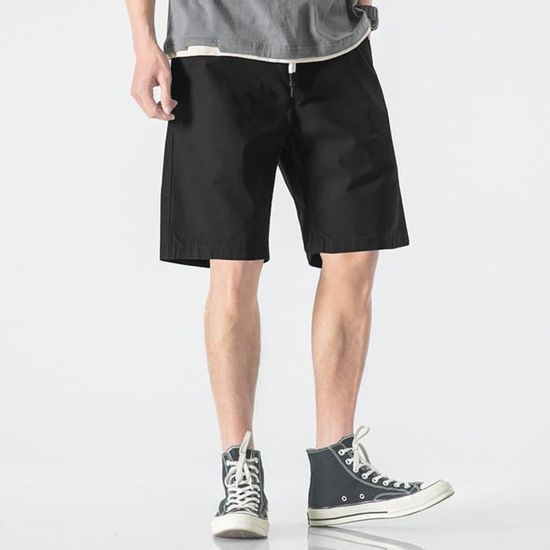 PANTACOURT Shorts pour hommes Ceinture élastique polyvalente Joggers de ...