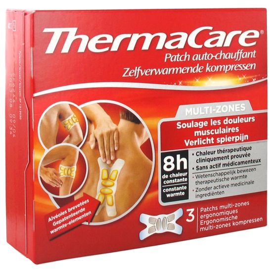 Thermacare Patch Auto-Chauffant Multi-Zones 3 unités - Cdiscount Santé ...