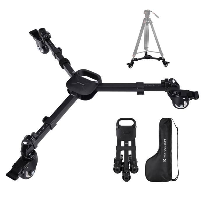 K&F Concept Dolly Trépied Robuste Professionnel Photographique avec ...