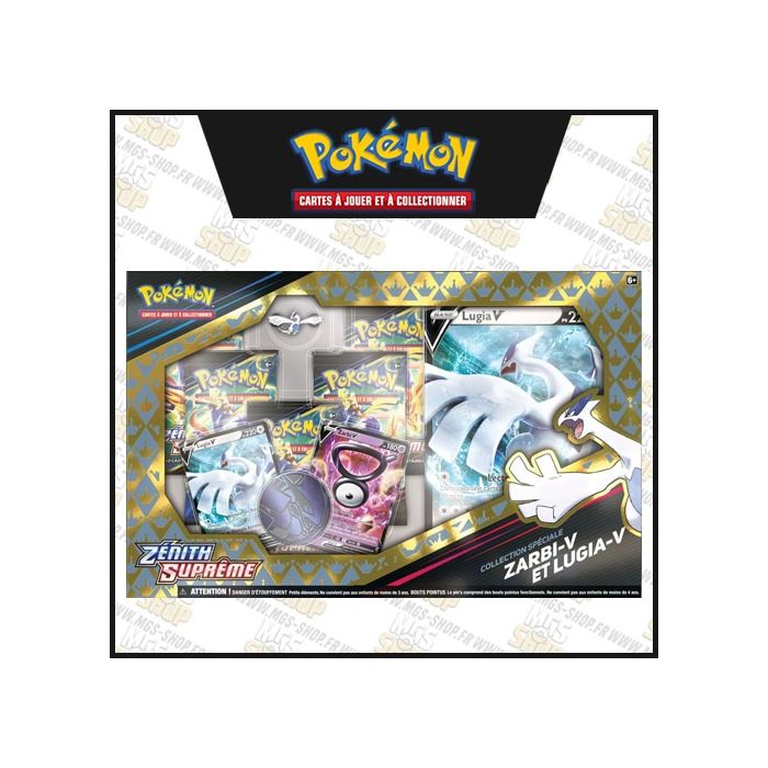 Coffret Double V – Zarbi-V & Lugia-V (Exclu) EB12.5 - Cdiscount Jeux ...