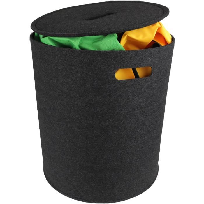 Grand Panier À Linge Multifonction En Feutre - Élégant Et Portable ...