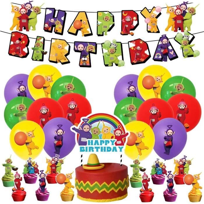 Teletubbies Party Fournitures De Fête D'Anniversaire, 44Pcs Décoration ...