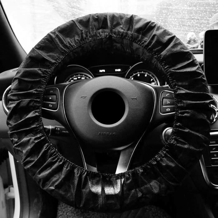 Lot de 100 housses de volant jetables universelles en tissu non tissé ...