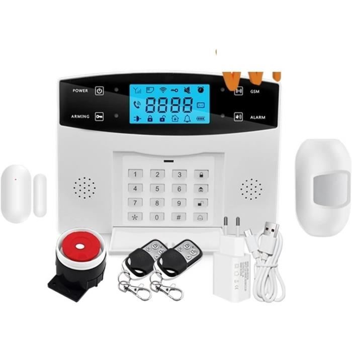 Installation facile Wifi Gsm Home Habilleur Système d'alarme Système d ...