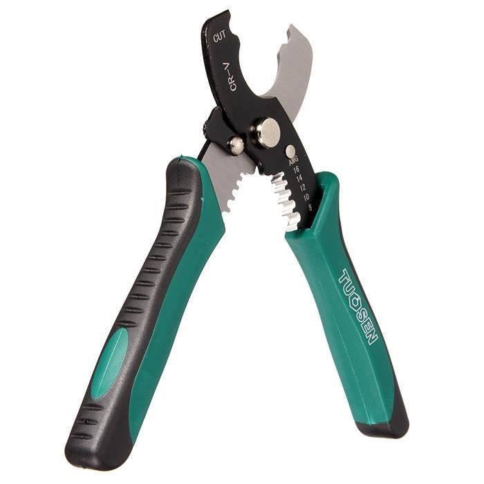 Pinces stripper cable scissor cutter outils à main multifonctionnel ...