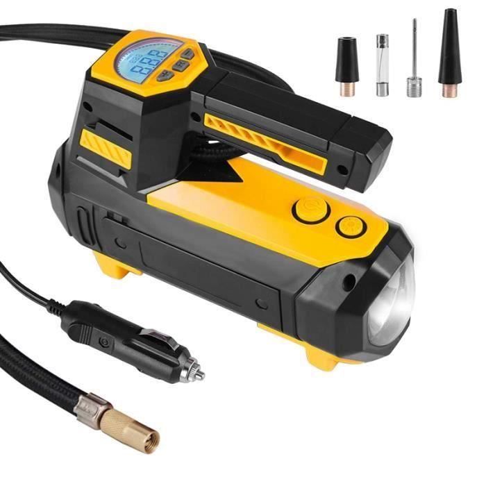 12V DC Car Air Compressor Tire Inflator Pump Portable Inflation Pump ...