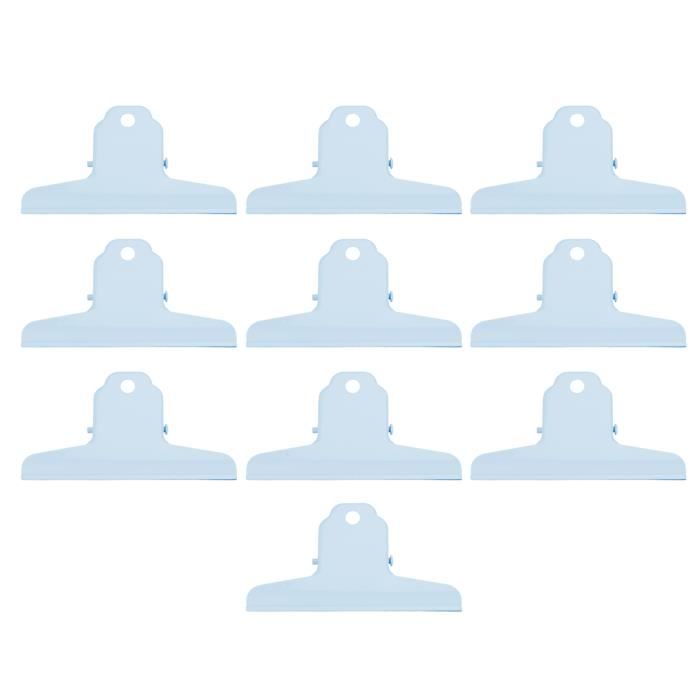 Pince-Notes En Métal FDIT - Pack de 10 - Grande Force De Serrage - Bord ...