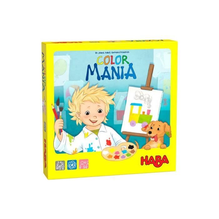 Jeu de société - HABA - Color mania - Multicolore - Cdiscount Jeux - Jouets
