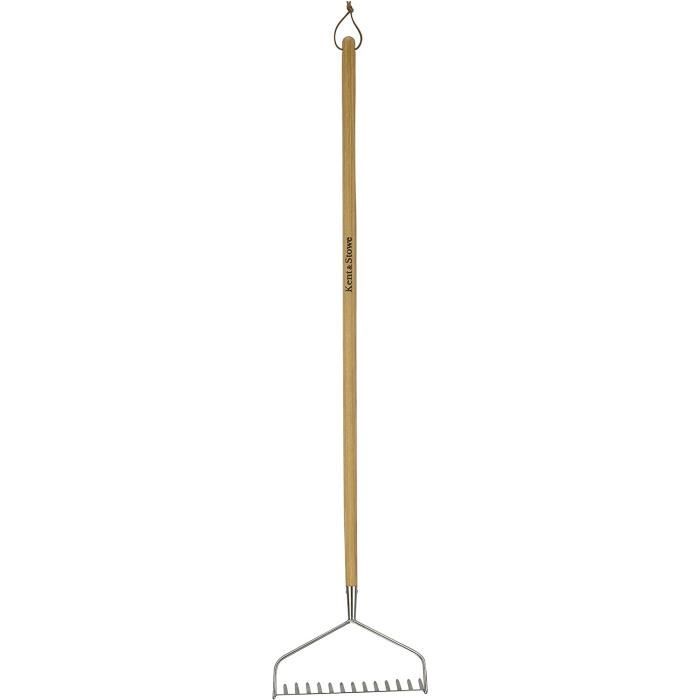 Kent Stowe rateau de jardin à long manche – Rateau de qualité en inox ...